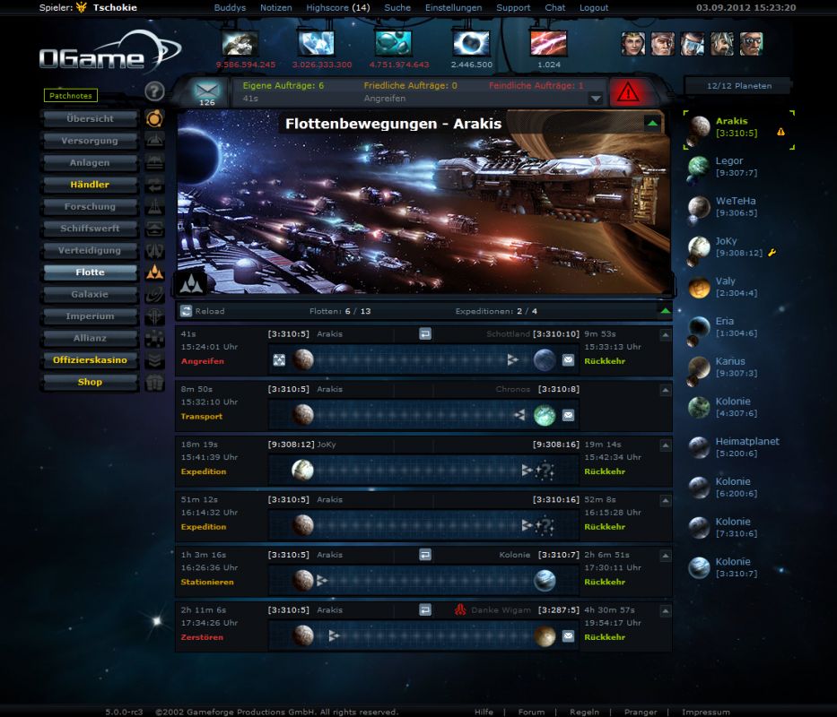 Spiele OGame, beende Quests und erhalte Prämien😃