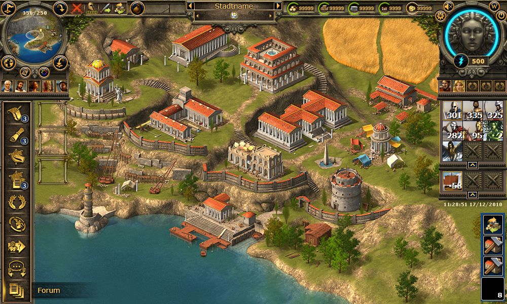 Play Grepolis, finish quests and get rewards😻