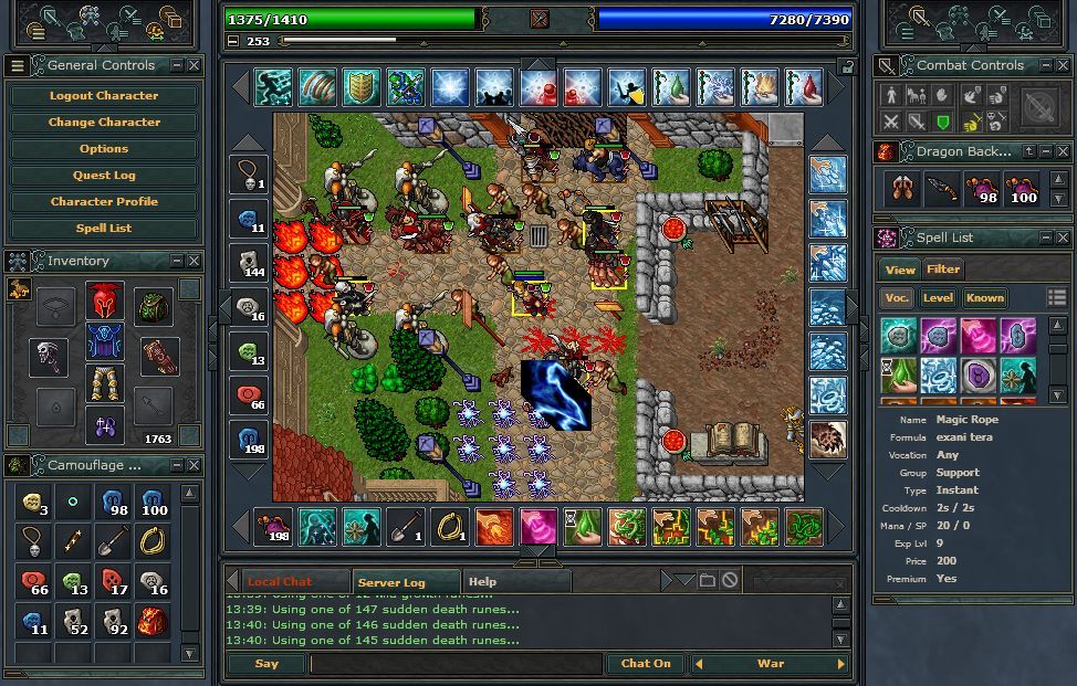 Play Tibia, finish quests and get rewards😻