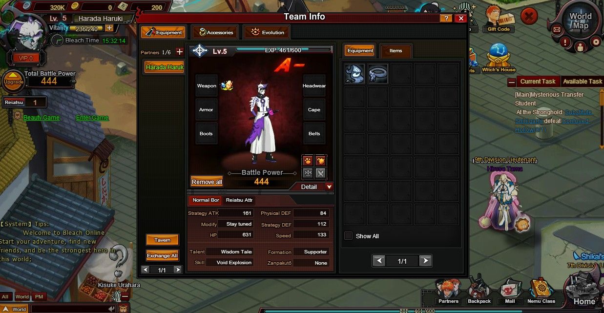 Play Bleach Online, finish quests and get rewards😻