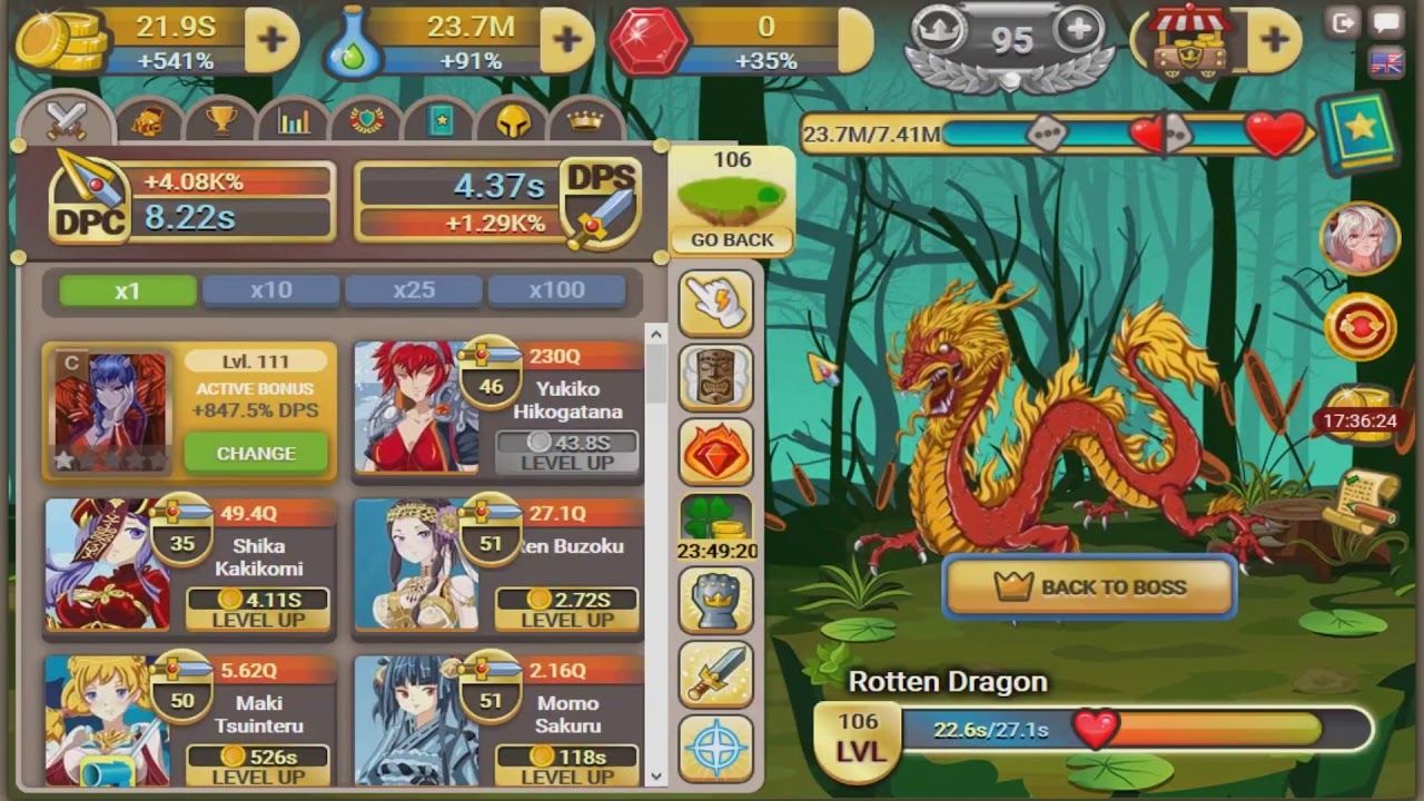 Play Fap Titans, finish quests and get rewards😻